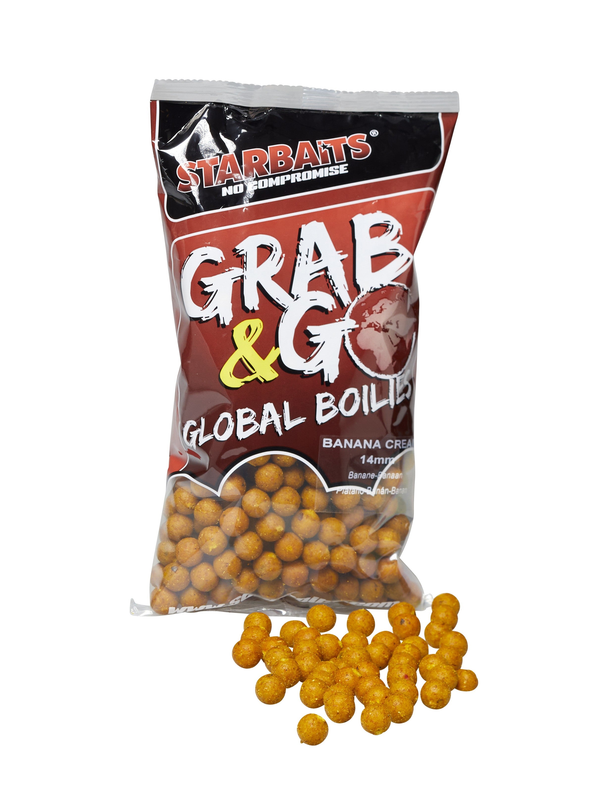 Grab & Go Banana Cream Boilies 1 kg 14 mm – Carp Lab